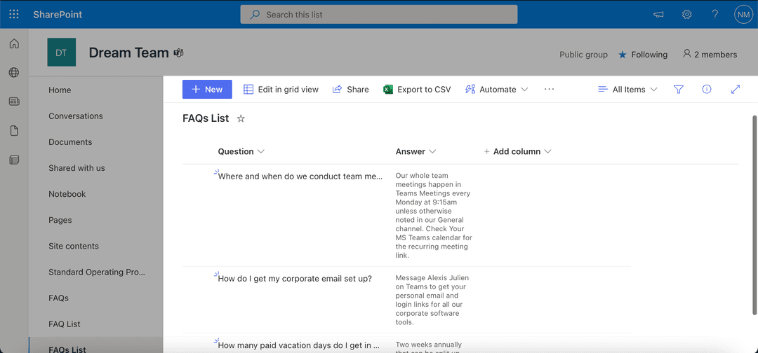 How To Create An Faq Page In Sharepoint Online And Is It Worth The Effort