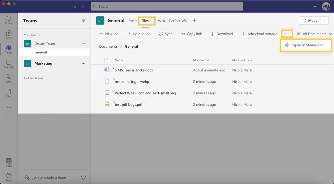 How-to Search Through the Microsoft Teams Built-In Wiki