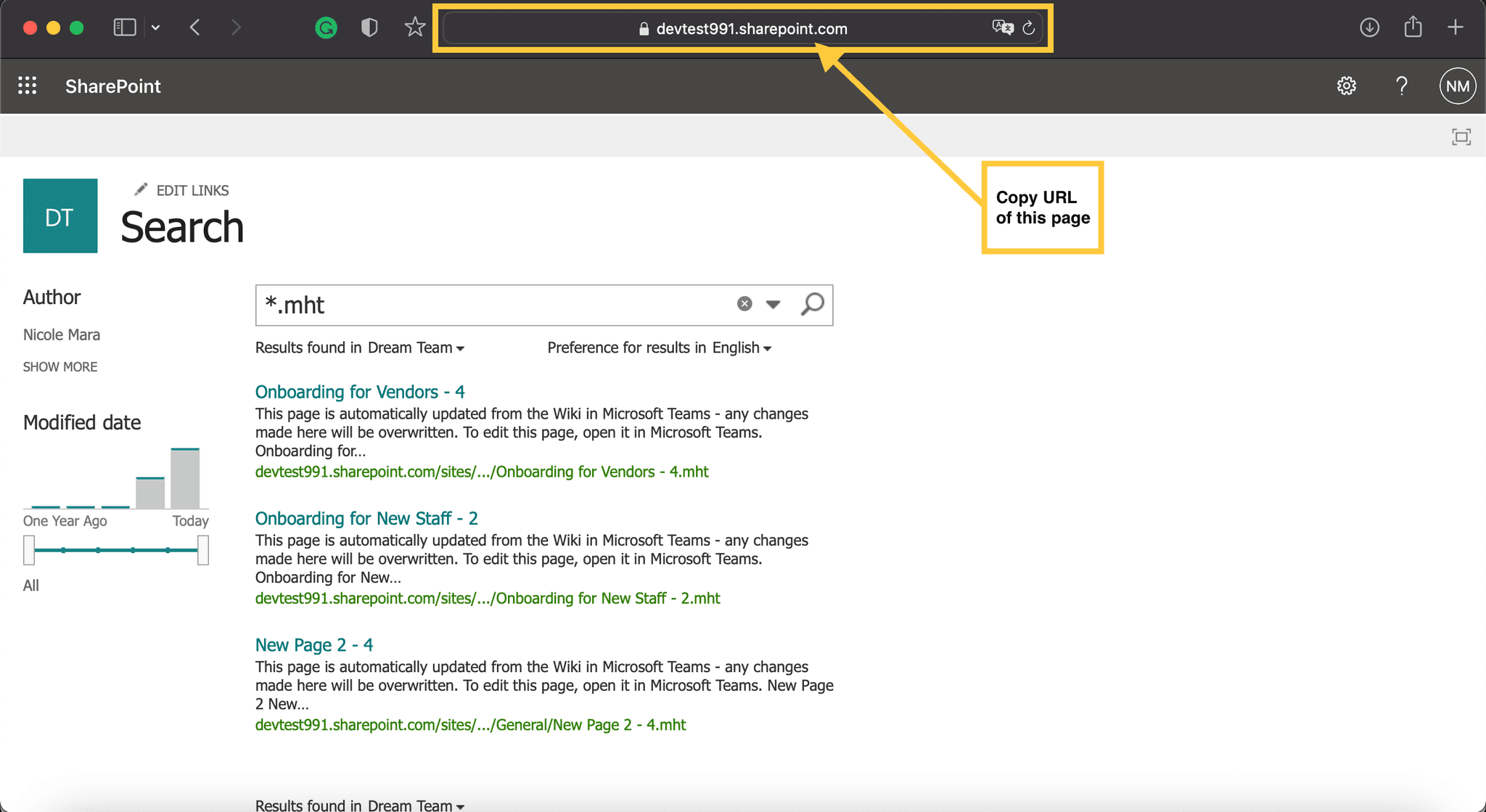 How-to Search Through the Microsoft Teams Built-In Wiki