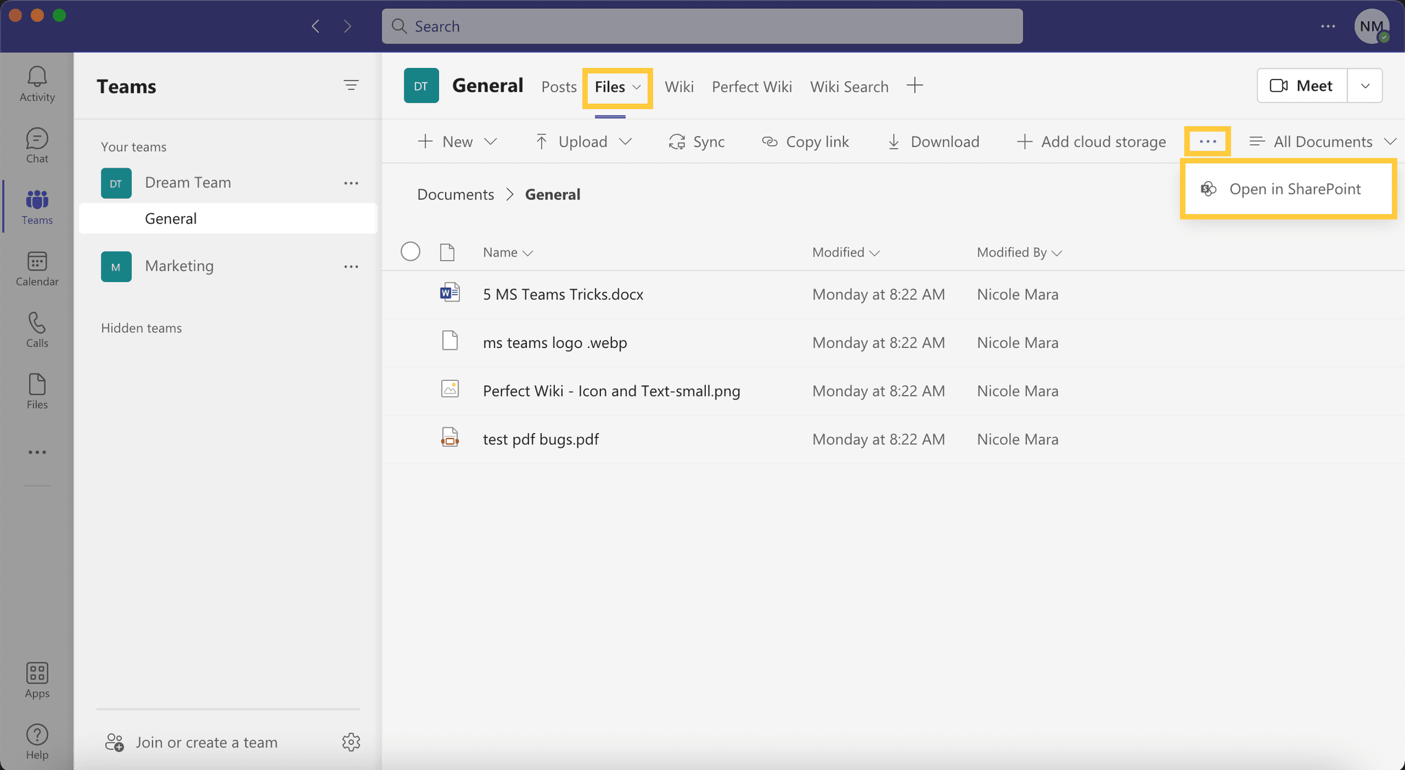 How-to Export Your Content from the MS Teams Built-in Wiki