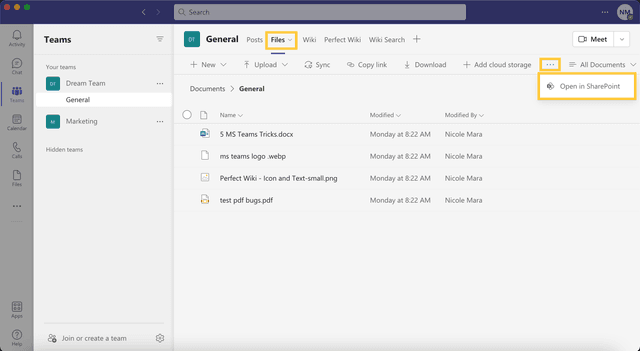 How-to Export Your Content from the MS Teams Built-in Wiki