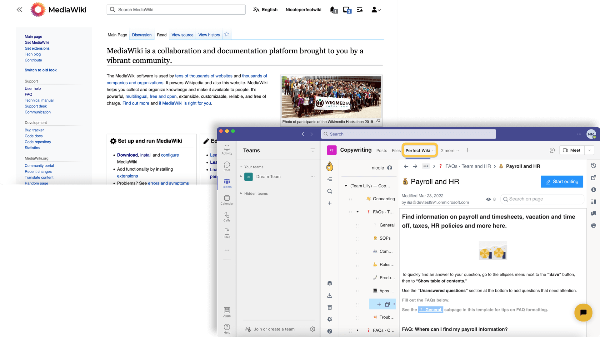Perfect Wiki vs MediaWiki: Comparing Usability and Features
