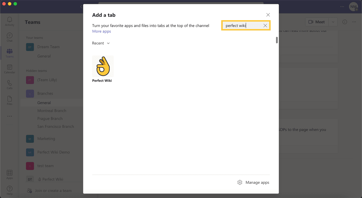 Perfect Wiki vs MS Teams Built-in Wiki: Comparing Features