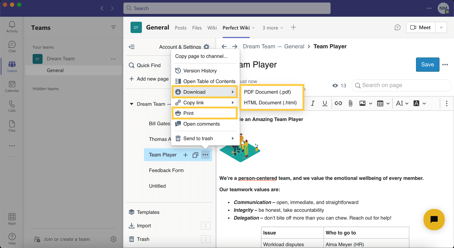 Perfect Wiki vs MS Teams Built-in Wiki: Comparing Features