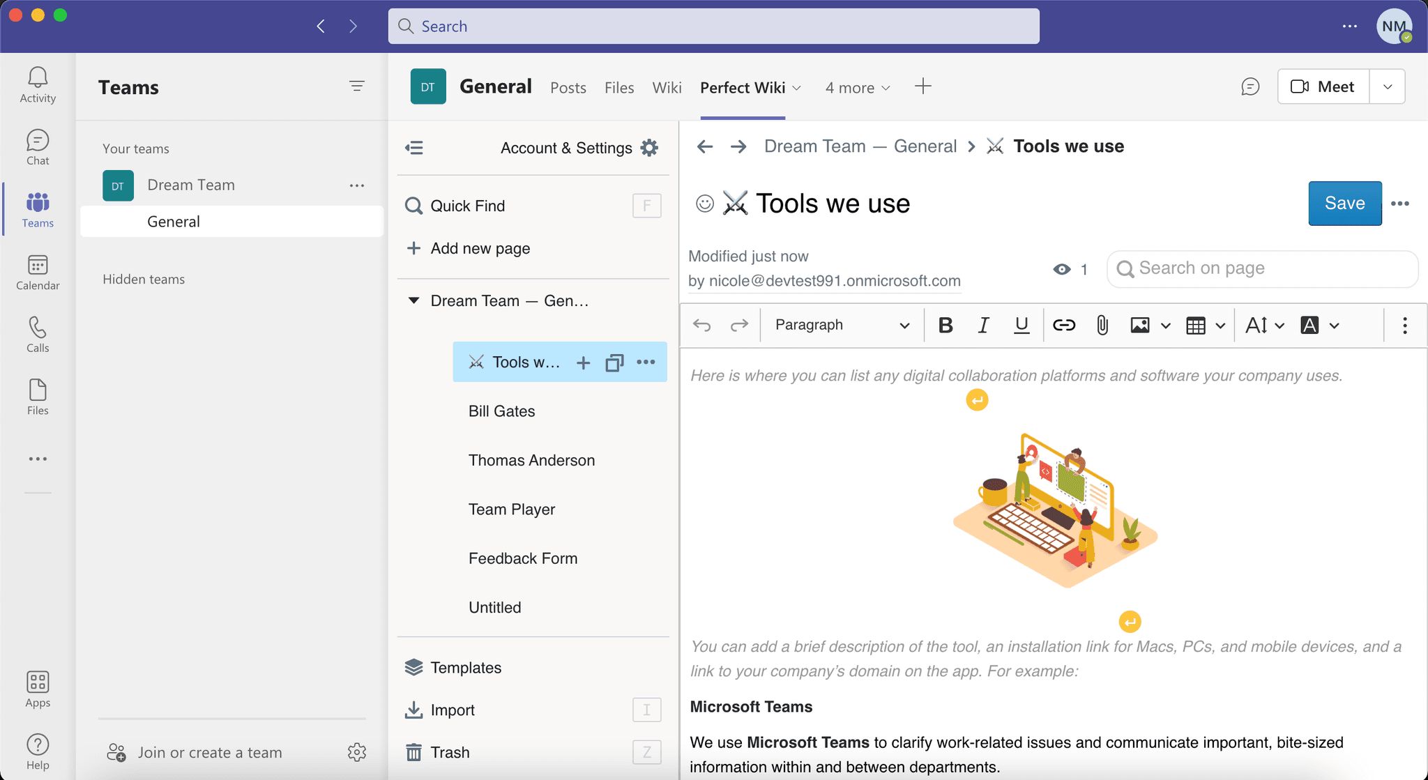 Perfect Wiki vs MS Teams Built-in Wiki: Comparing Features