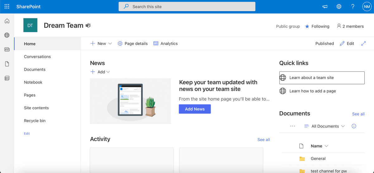 SharePoint as an MS Teams Wiki Solution? Read This First