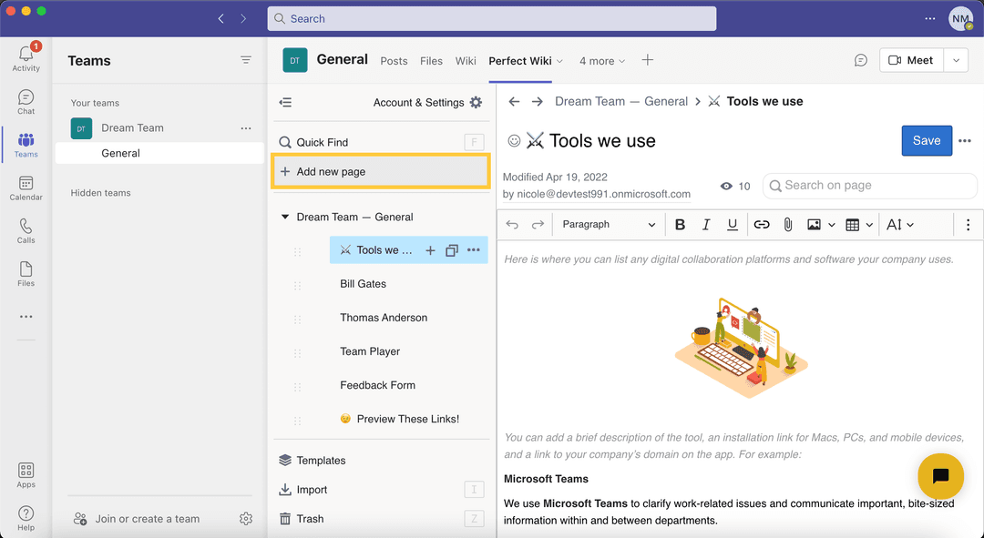 SharePoint as an MS Teams Wiki Solution? Read This First