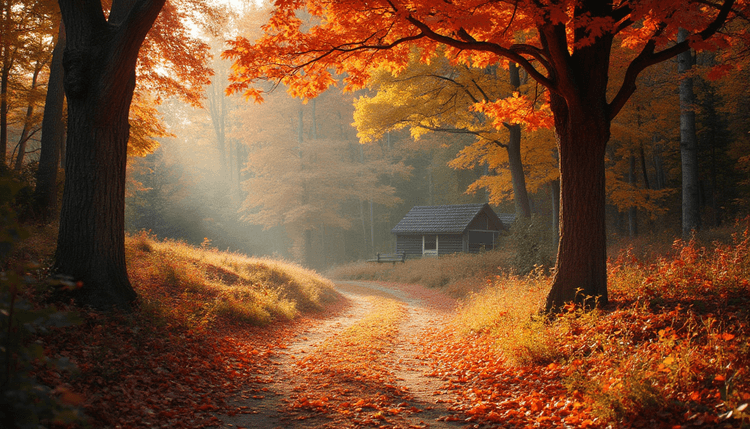 FREE 🍁 Cozy fall backgrounds for Teams | FREE Festive Backgrounds for ...