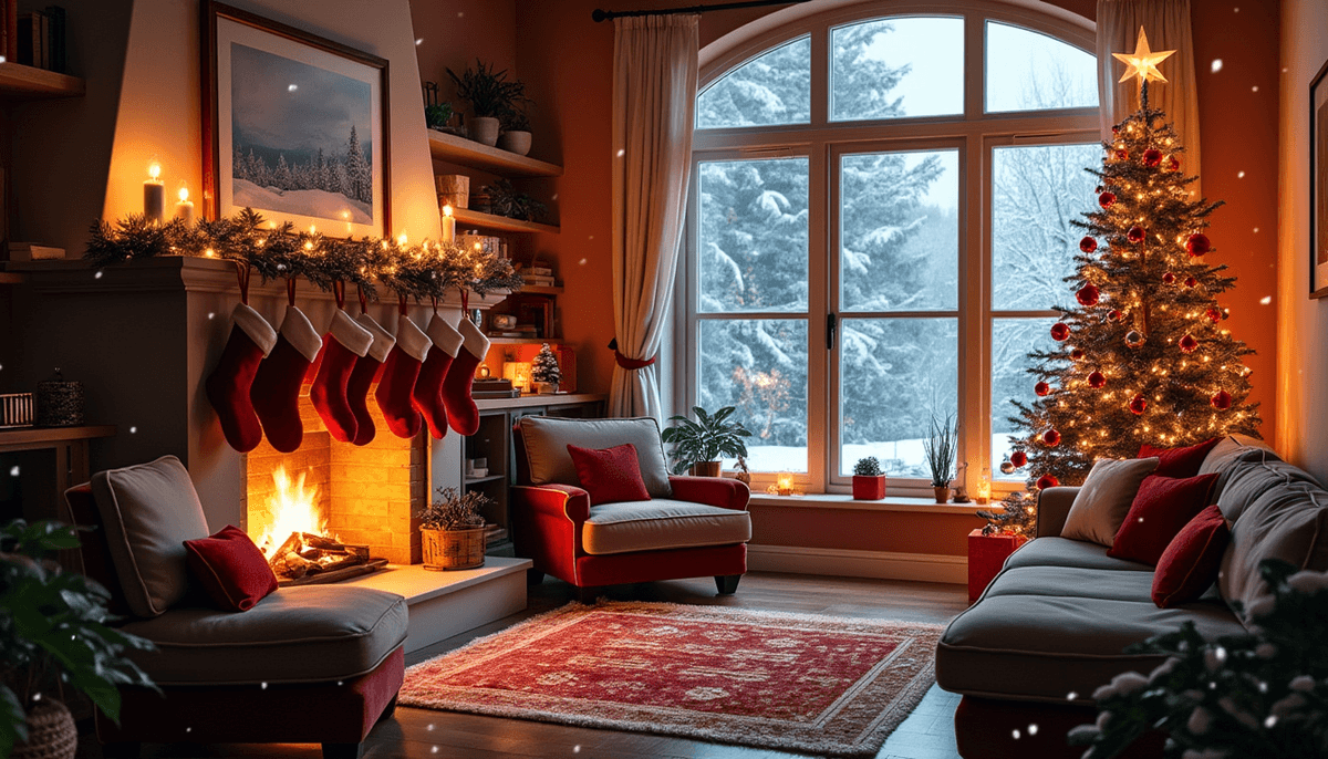 FREE 🎄 Christmas backgrounds for Teams | FREE Festive Backgrounds for ...