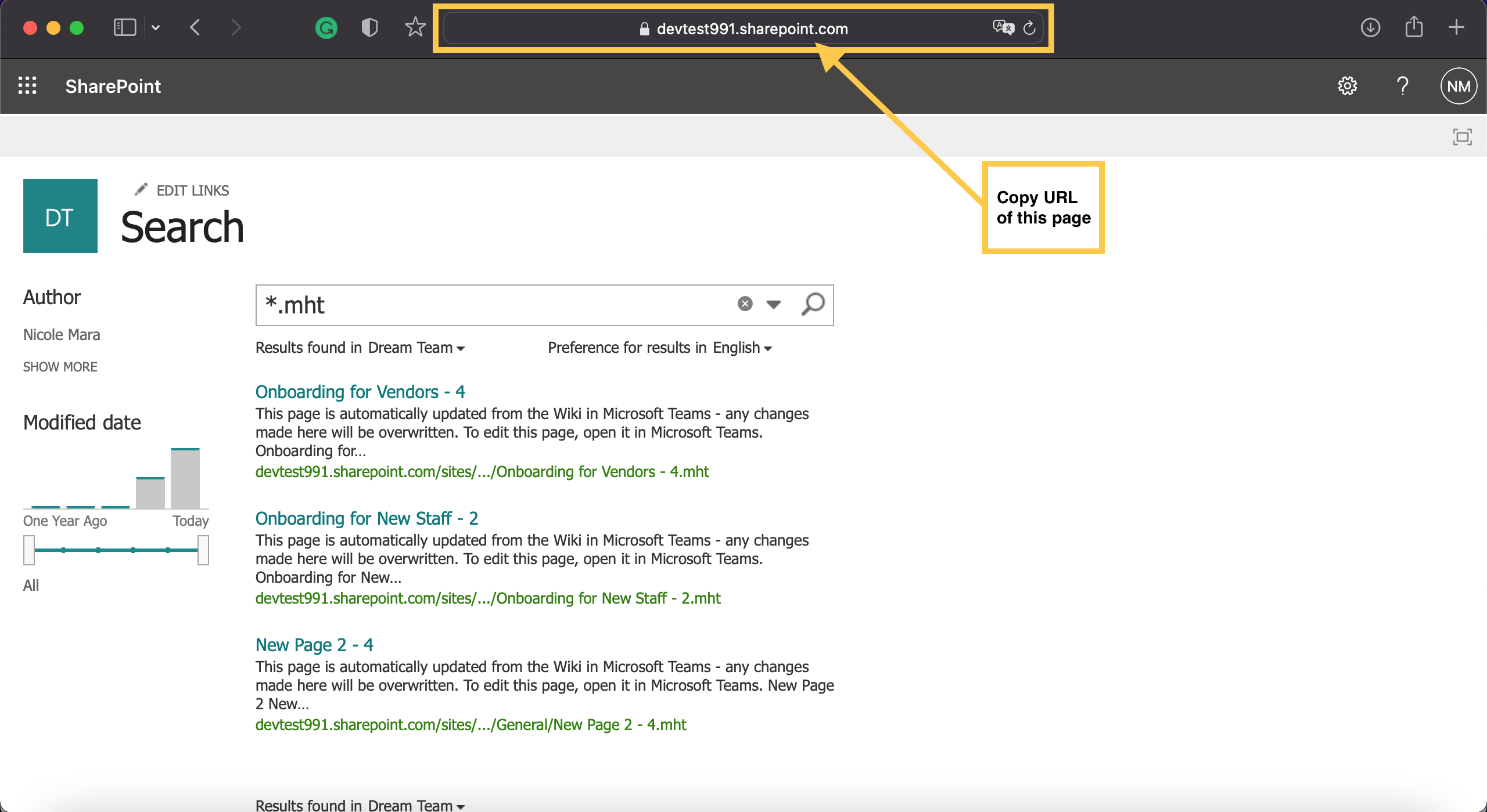 How-to Search Through the Microsoft Teams Built-In Wiki