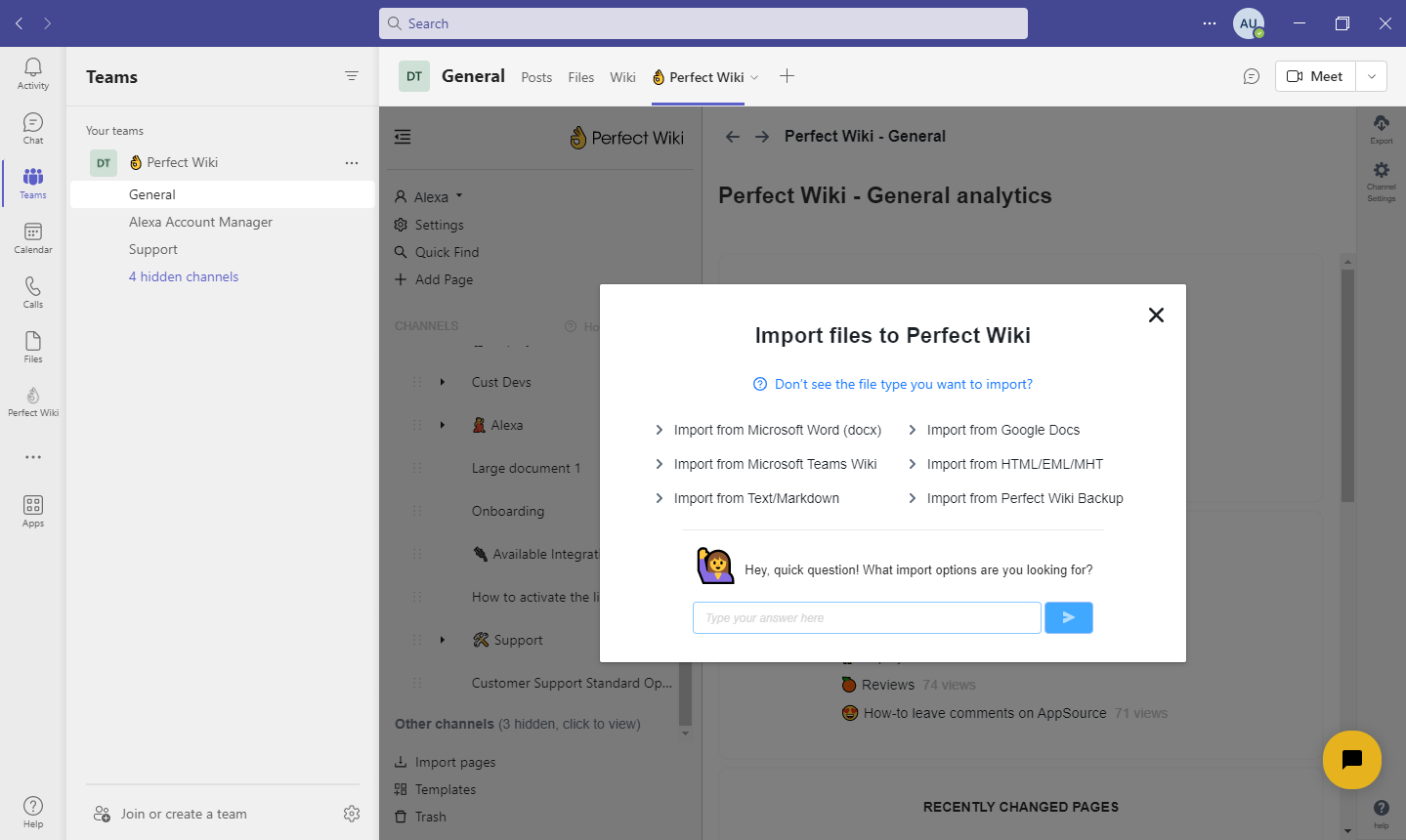 7 quick steps to create a knowledge base in Microsoft Teams